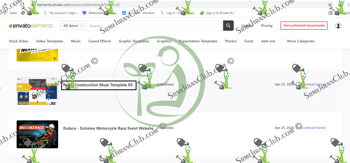 Fare - Construction Muse Template - Download now
