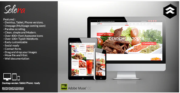 Selera - Restaurant, Cafe & Bar Muse Template - Download now