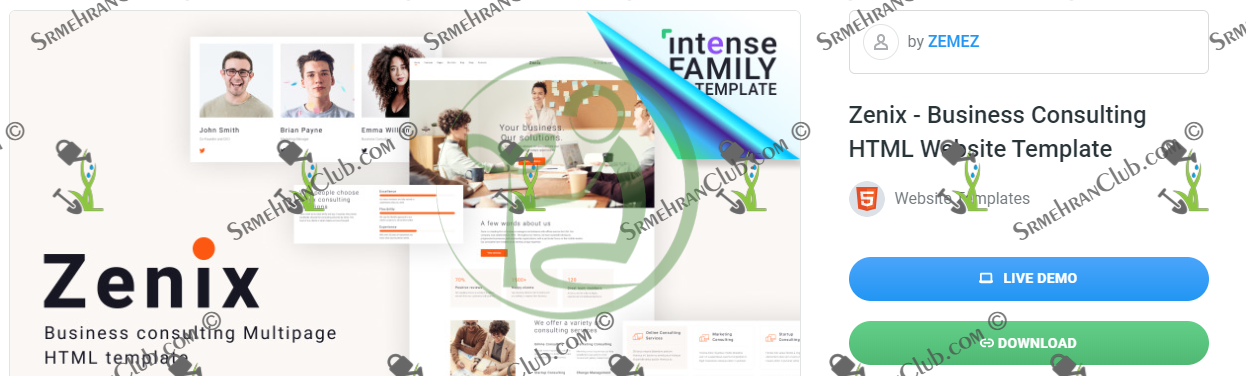 Download Zenix - Business Consulting HTML Website Template 1.0 - huge ...