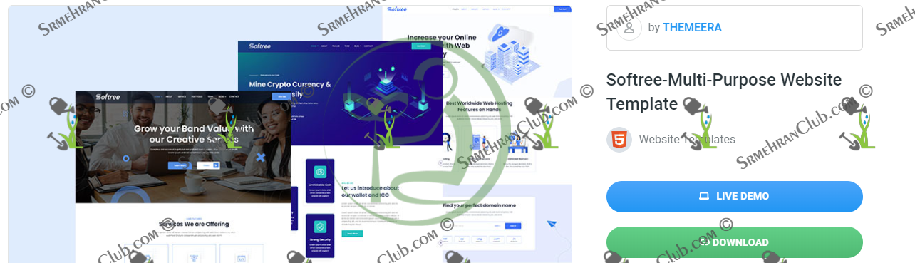 Softree-Multi-Purpose Website Template p Srmehranclub