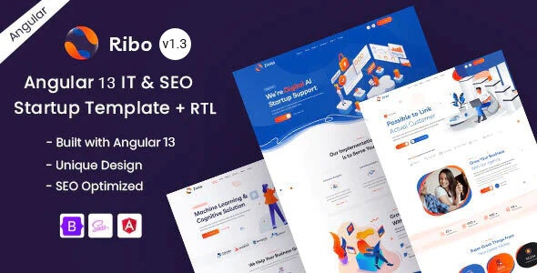 Download Ribo - IT & SEO Marketing Startup Angular 13 Template