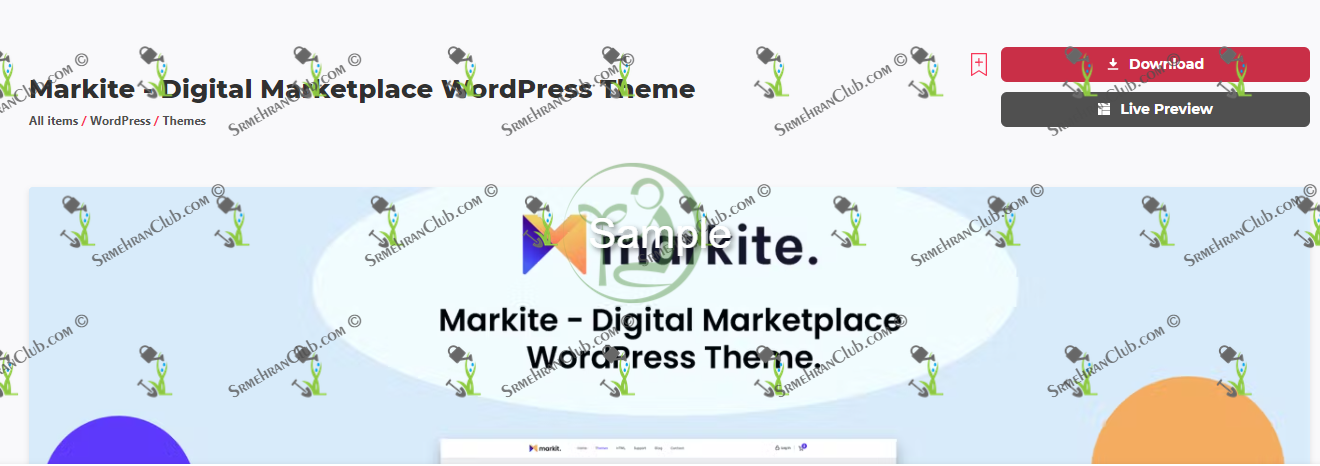 Download Markite - Digital Marketplace WordPress Theme - discount