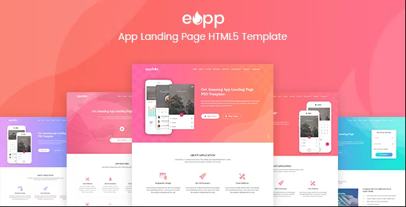 Download eApp - 5 in 1 App Landing Page