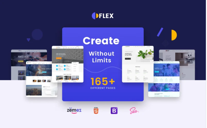 Download Flex - Universal Multipurpose Creative HTML Website Template