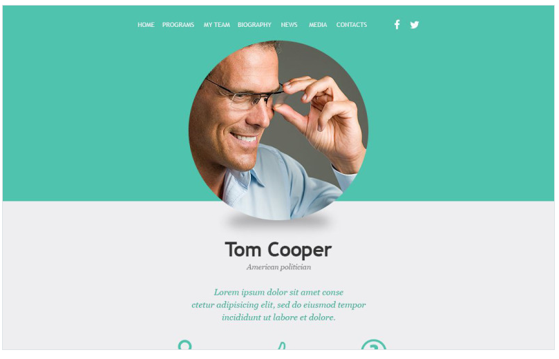 Download Political Candidate Responsive Newsletter Template
