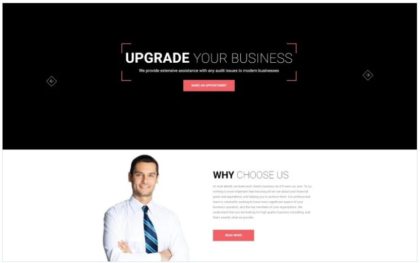 Download Audit attent - Business Audit HTML5 Landing Page Template