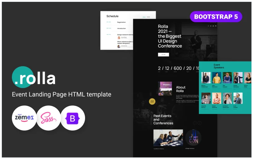 Download Rolla - HTML5 Event Tickets Template