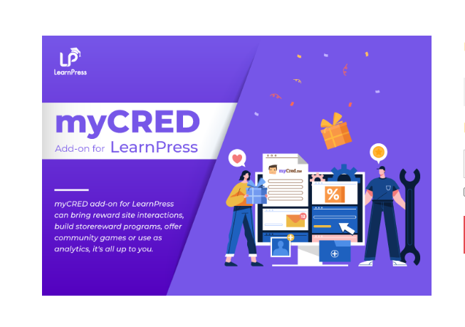 Download LearnPress myCRED Add-on