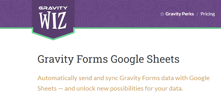 Gravity Perks – Google Sheets Download