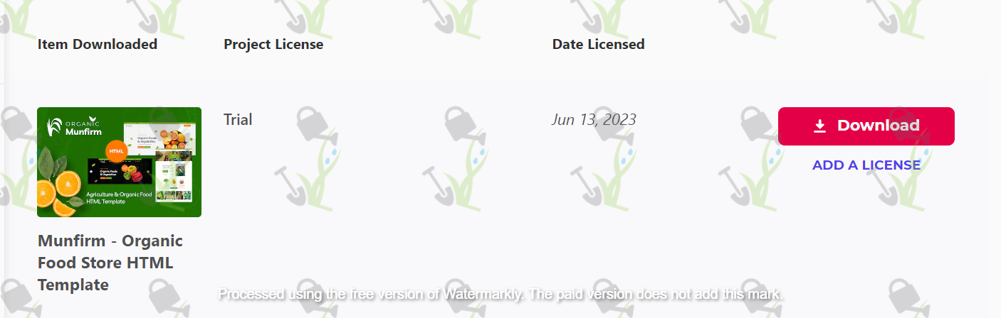 Munfirm - Organic Food Store HTML Template download