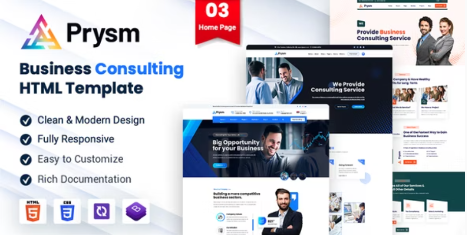 Prysm - Consulting Business Template download