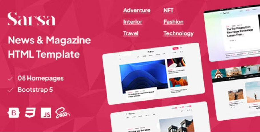 News & Magazine Template download
