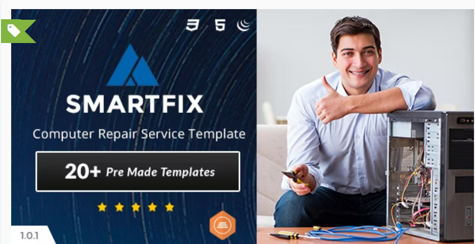 SmartFix - Computer Repair Center HTML5 Template download