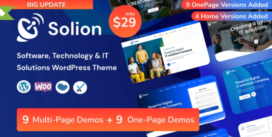 Solion - Technology & IT Solutions Template download