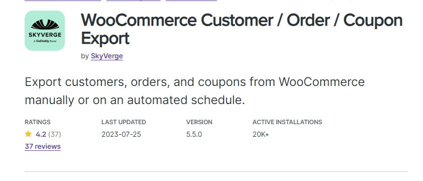 Download WooCommerce – Customer Order Coupon Export