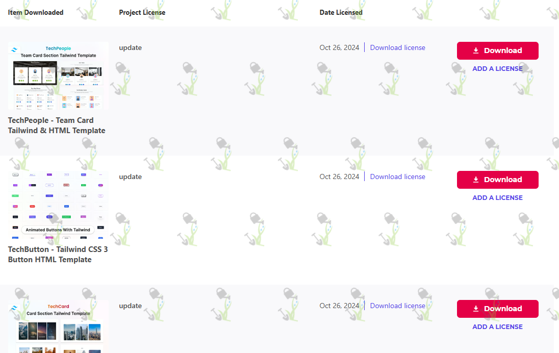TechPeople - Team Cards Tailwind CSS 3 HTML Template