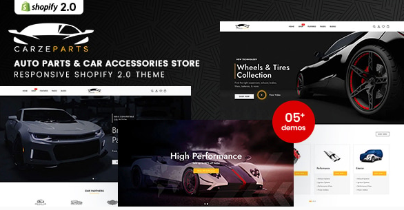 Carze - Auto Parts & Car Accessories Store Shopify 2.0 Theme