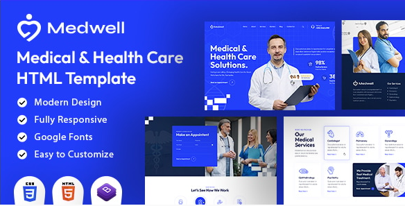 Medwell | Medical & Health Care HTML Template