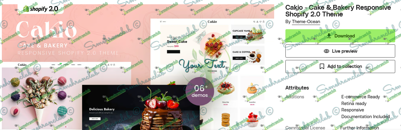 Cakio - Cake & Bakery Responsive Shopify 2.0 Theme