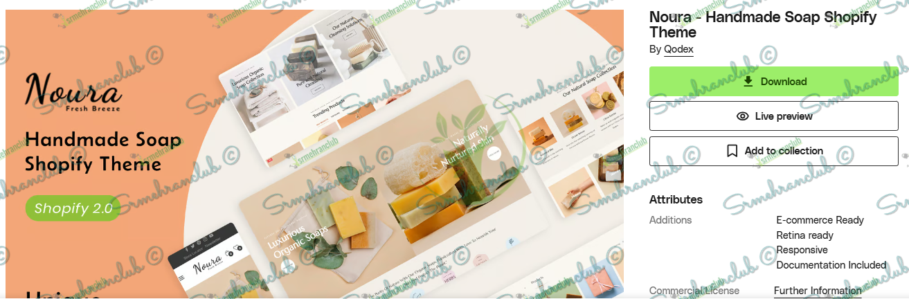 Noura - Handmade Soap Shopify Theme