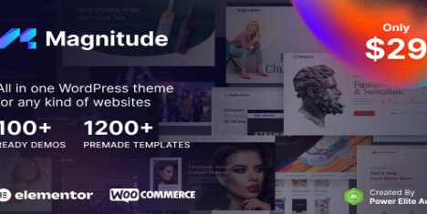 Magnitude – Multi-Purpose Elementor WP Theme