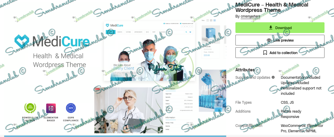 MediCure – Health & Medical Wordpress Theme