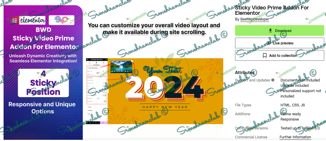 Download Sticky Video Prime Addon