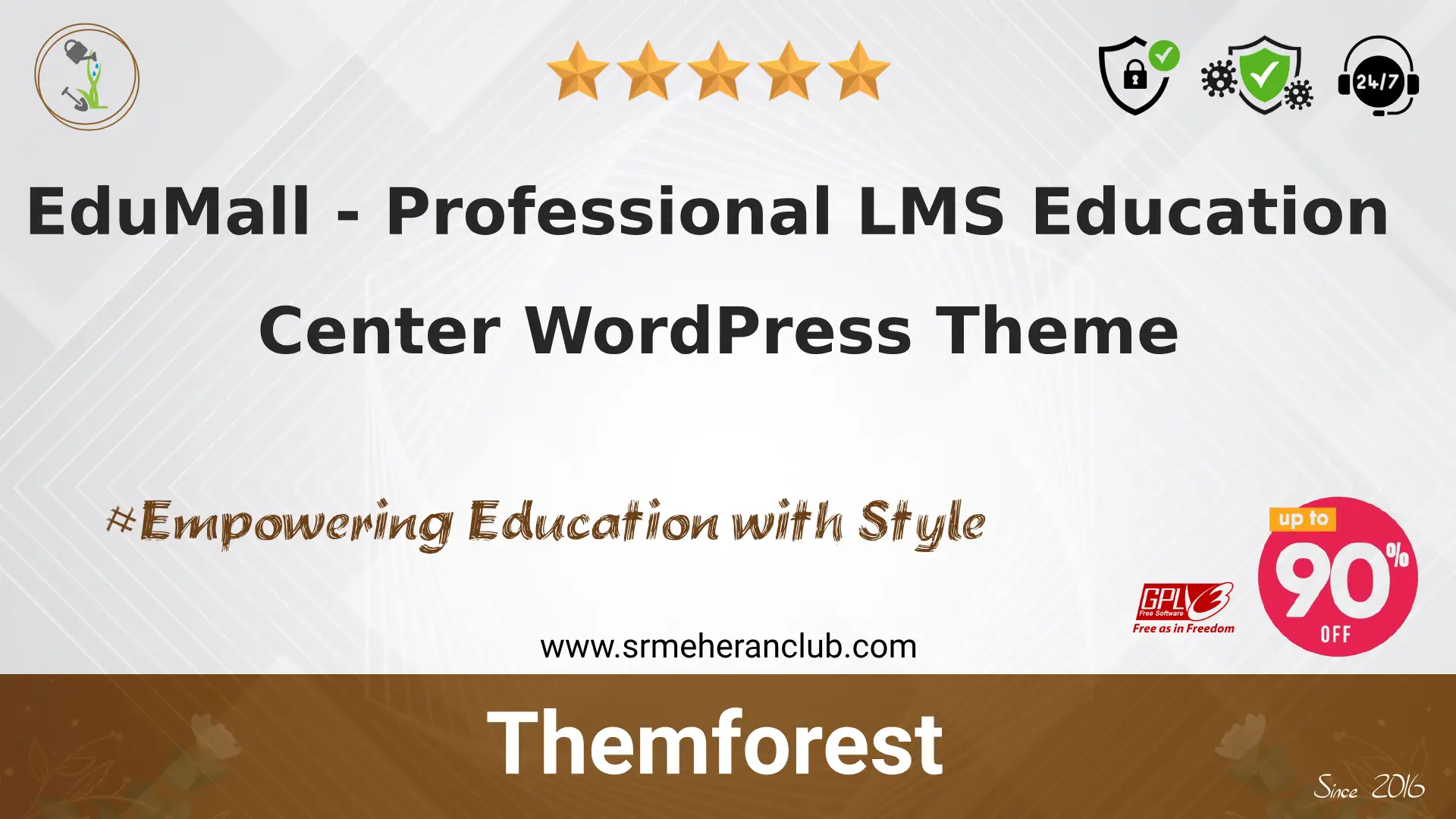 Download GPL EduMall - Professional LMS Education Center WordPress Theme