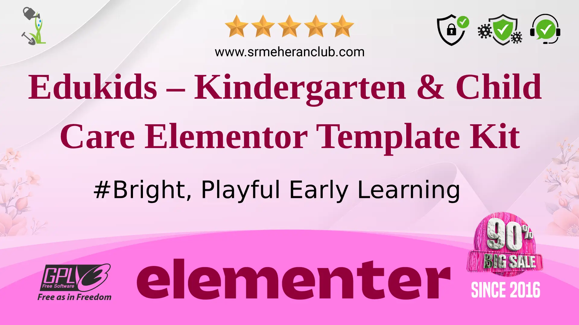Download Edukids – Kindergarten & Child Care Elementor Template Kit