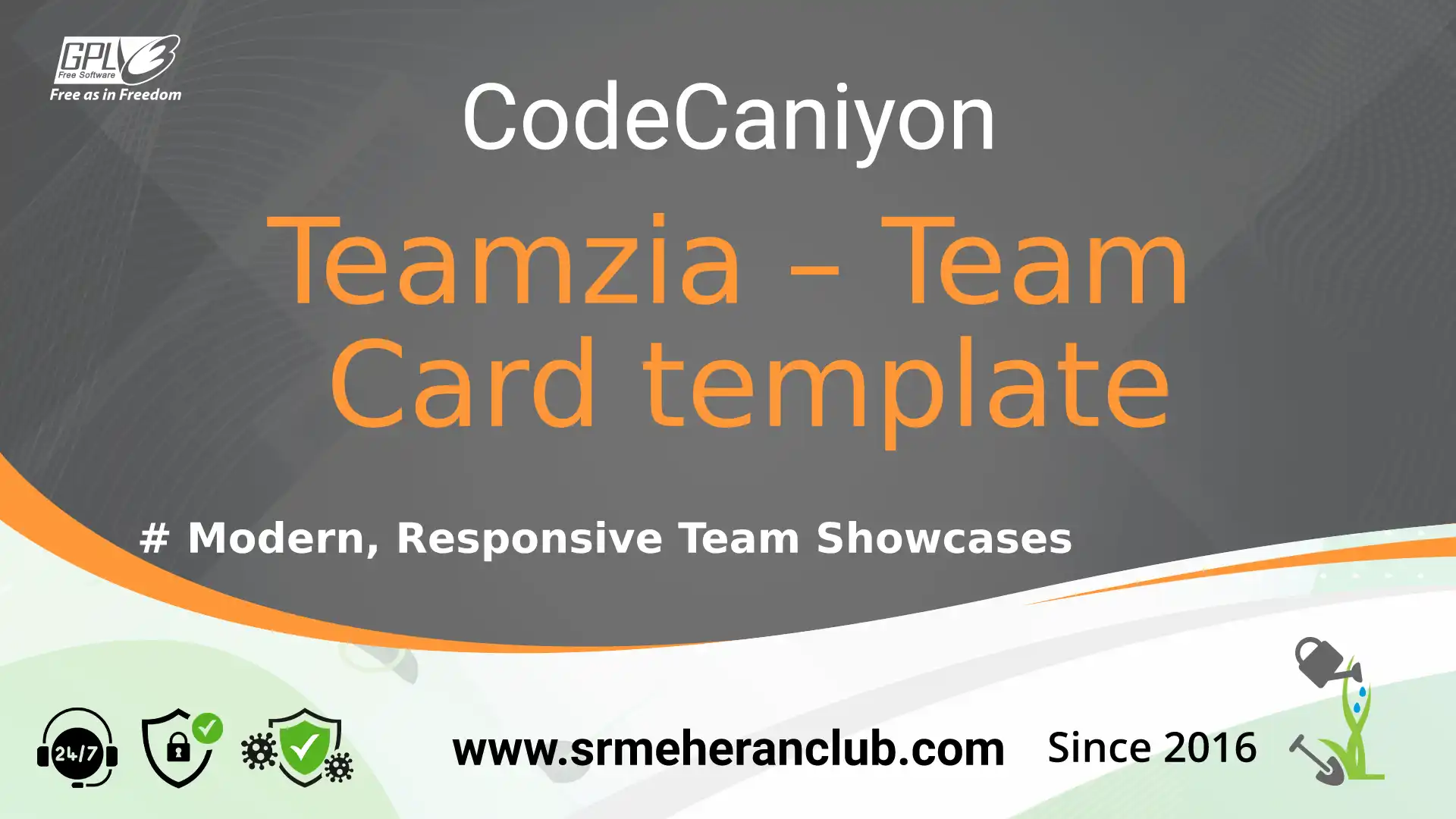 Teamzia - Team Card template download