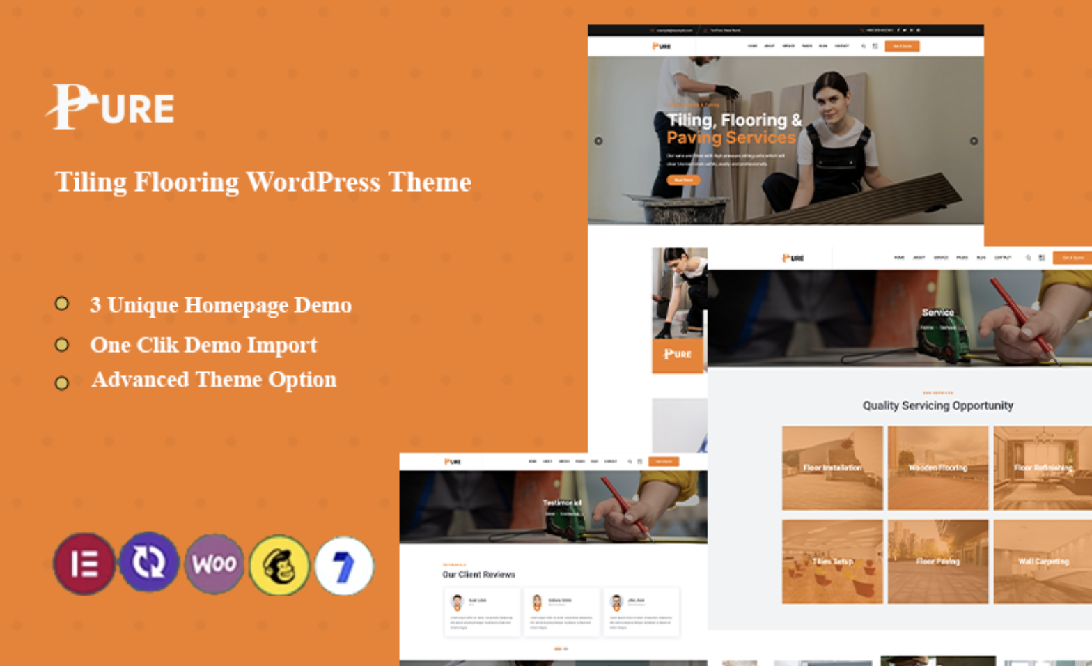 Pure GPL Flooring Theme Free Download – Tiling WordPress