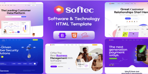 Softec – Software & Tech HTML Template Free Download GPL