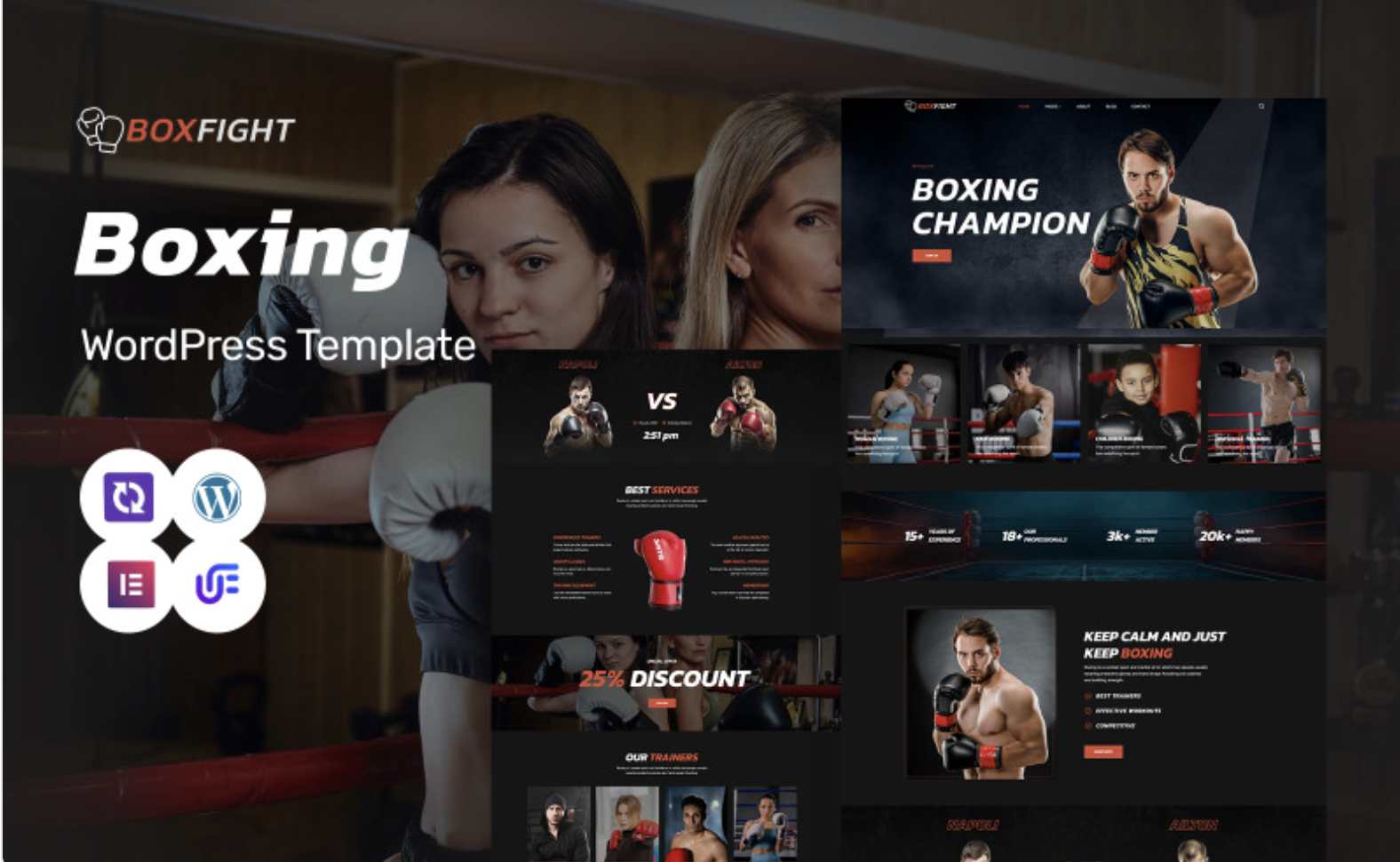 Boxfight WordPress Theme Free Download | Boxing