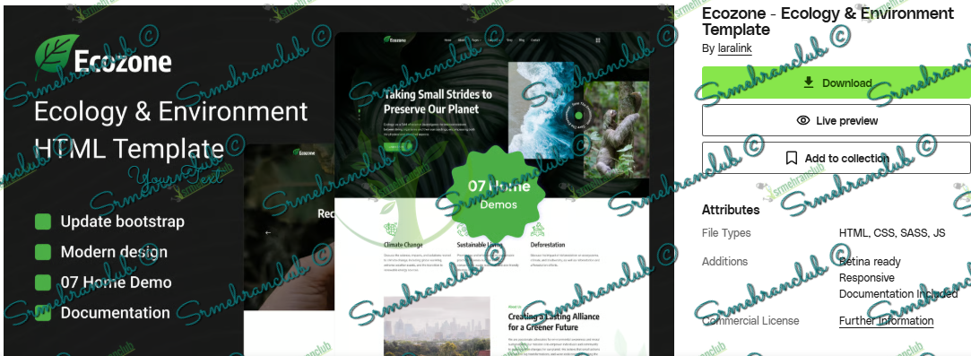 Ecozone Environment Template Free Download – Ecology GPL Template