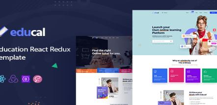 Educal React Redux Template – Education & RTL Website Free Download