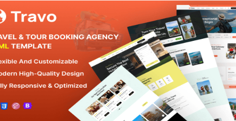 Travo HTML Tour Booking Template Free Download GPL Version