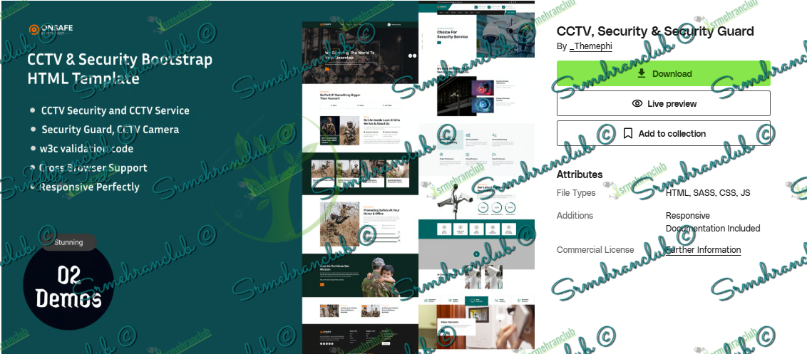 CCTV Security & Guard Template Free Download GPL