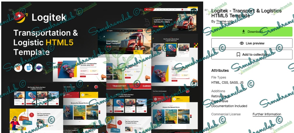 Logitek - Transport & Logistics HTML5 Template