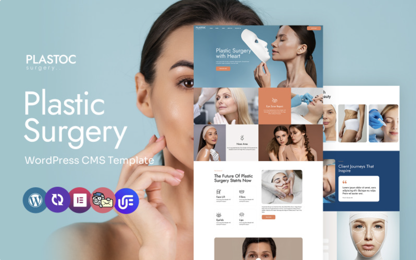 Plastic Surgery WordPress Theme Free Download for Clinics