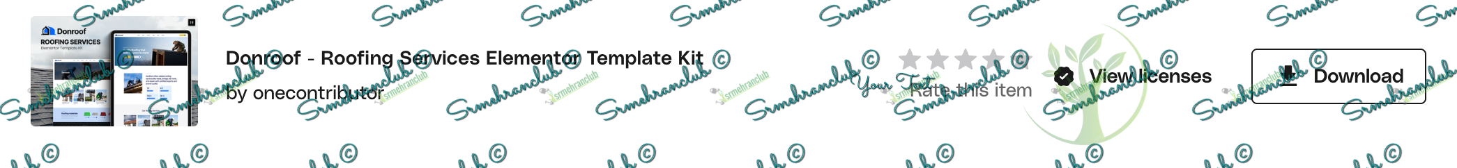 Donroof Roofing Services Elementor Kit Free Download